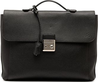Louis Vuitton Crossbody Bags - Taurillon Serviette Dorian Briefcase - Gr. unisize - in Schwarz - für Damen