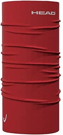 Head Original Tube Plain, Foulard multifonction unisexe unisexe pour homme et femme, coupe-vent, ski, cyclisme, protection UV, tube bandana, rouge, taille 