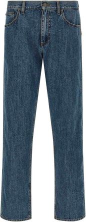 Burberry Straight Leg Jeans - Blau