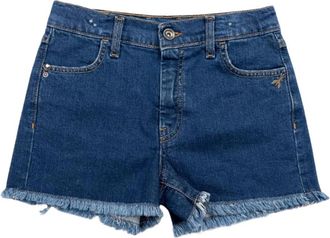 Patrizia Pepe Femme, Shorts, Bleu, Taille: 40 FR Denim Shorts