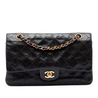 Chanel Pre-owned Vintage Double Flap Shoulder Bag - - Pre-owned - Damen - Schwarzk - ONE SIZE
