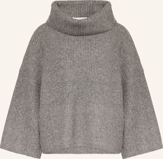 Comma Comma Rollkragenpullover grau