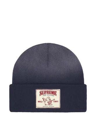SUPREME bonnet Patch - Bleu
