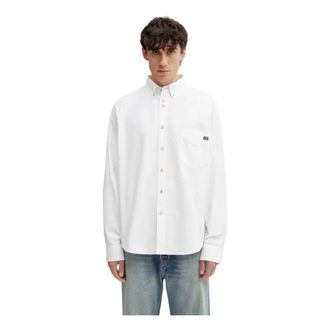 Wales Bonner Isaac Oxford Hemd - - Shirts - Herren - Wei&szlig; - L