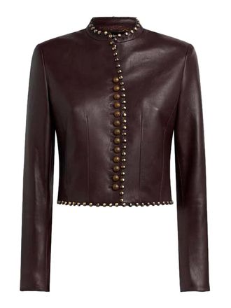 Etro Lederjacke - Bunt