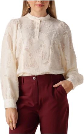 Minus Damen, Blusen & Hemden, Beige, 2XLGr&ouml;&szlig;e