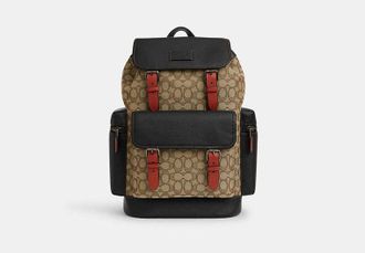 Coach Sprint Rucksack Aus Signature Jacquard