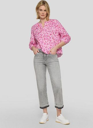 Rabe Langarmbluse - Bluse Damen - Baumwollbluse - Damen Bluse mit Herz Muster