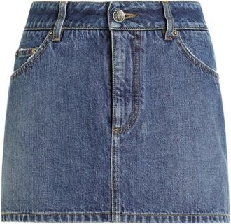 Dolce & Gabbana Femme, Jupes, Bleu, Taille: 40 FR Jupe en jean