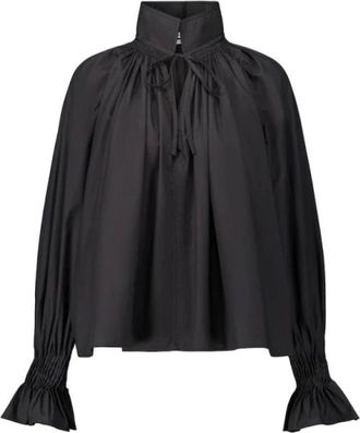 Laurence Bras Femme, Blouses et Chemises, Noir, Taille: 42 FR Wheela Blouse
