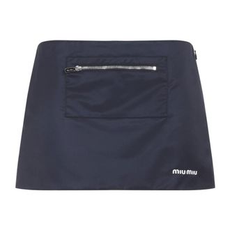 Miu Miu Damen, R&ouml;cke, Blau, MGr&ouml;&szlig;e