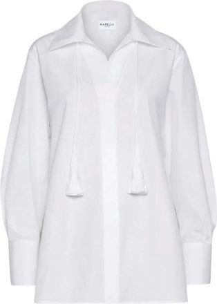 Marella Femme, Blouses et Chemises, Blanc, Taille: 38 FR Tabarin Shirt
