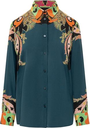 Etro Femme, Blouses et Chemises, Bleu, Taille: 38 FR Chemises