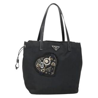 Prada Pre-owned Nylon sacs-prada - Femme - Pre-owned - Noir - Taille: ONE Size