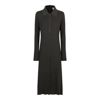 Courr&egrave;ges Femme, Robes, Brun, Taille: 40 FR Robe en laine l&eacute;g&egrave;re