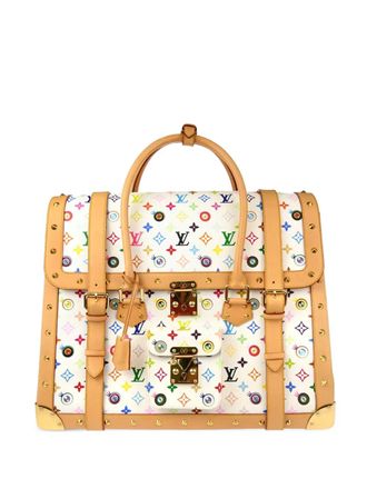 Louis Vuitton x Takashi Murakami 2003 Eye Love Sac Gigantic Handtasche - Wei&szlig;