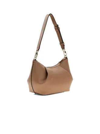 Guess Womens Shoulder Bag Beige Polyurethane - Shoulder-Bags