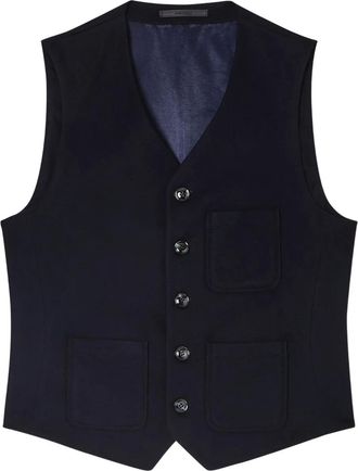 Giorgio Armani veston à col v - Bleu