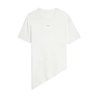 Zadig&Voltaire Femme, Tops, Blanc, Taille: 42 FR T-shirt Edda Asym&eacute;trique