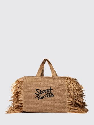 Secret Pon Pon Tragetasche Damen Farbe Natural