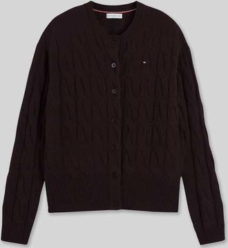 Tommy Hilfiger Strickjacke aus Wolle mit Logo-Detail