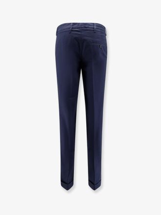 Aspesi Womens Stretch Cotton Trousers Blue