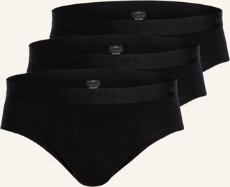 CALIDA Calida 3er-Pack Slips Natural Benefit schwarz