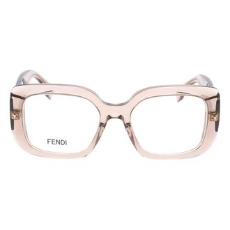 Fendi Erste Geometrische Sonnenbrille - - Accessories - Damen - Beige - ONE SIZE