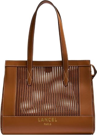 Lancel Shopper Shopping L Jour Animation Ajouree Camel Femme
