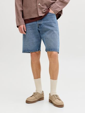 Jack & Jones Shorts JACK & JONES JJITONY JJORIGINAL SHORTS AKM 111, Herren, Gr. XL, N-Gr, blau (blau denim), Web, Obermaterial: 100% Baumwolle, unifarben, relaxed 