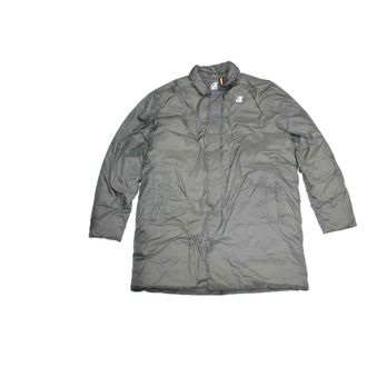 K-Way Lange Gr&uuml;ne Pufferjacke - - Jackets - Herren - Gr&uuml;n - 2XL