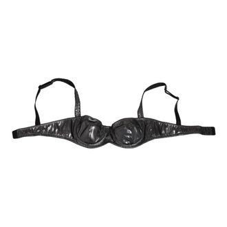 Dolce & Gabbana Schwarzer Acetat Balconette-BH Unterw&auml;sche - - Underwear - Damen - Schwarzk - S
