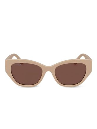 Lacoste lunettes de vue &agrave; monture papillon - Tons neutres