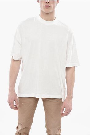 BONSAI ANTONIA X BONSAI Solid-Color Crewneck T-Shirt with Back Prin size M