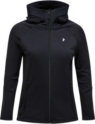 Peak Performance Damen Rider Essentials Hoodie Jacke, black-black, XL