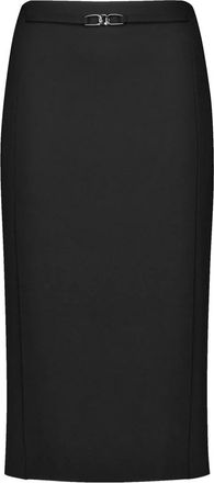 Gerry Weber Femme, Jupes, Noir, Taille: 42 FR Midi Pencil Skirt