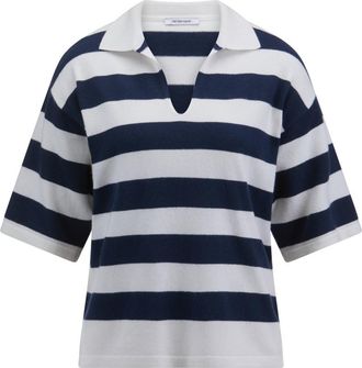 Peter Hahn Polo-Pullover Peter Hahn blau