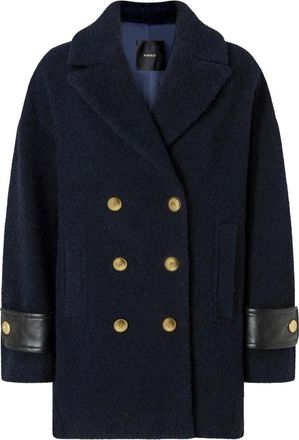 Pinko Pinko, Damen, Mäntel, Blau, XSGröße