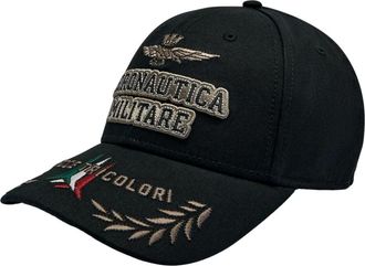 Aeronautica Homme, Accessoires, Noir, Taille: ONE Size Ha1104Uct02261 Casquette de baseball