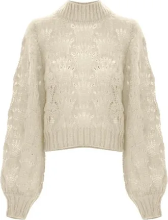 Kocca Marvinna Strick - - Knitwear - Damen - Wei&szlig; - M