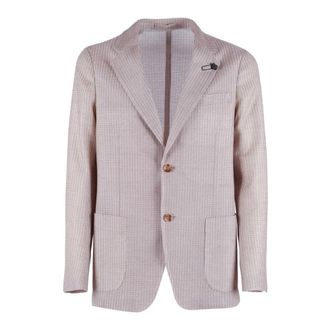 Lardini LiKnit Jacket - - Jackets - Herren - Beige - M