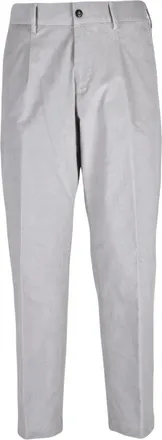 Officina36 Homme, Pantalons, Gris, Taille: S Pantalone