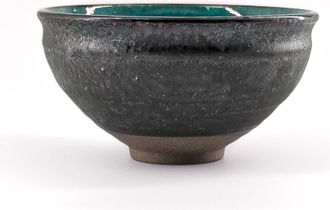 Generic AKI Chawan Matcha-Schale 370 ml Ø 12,5 cm japanisch Tee-Schale Keramik Braun