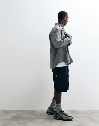 Carhartt Work in Progress Short cargo coupe classique - Bleu marine profond