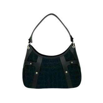 Ferragamo Pre-owned Canvas Schultertasche - - Pre-owned - Damen - Schwarzk - ONE SIZE
