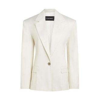 Karl Lagerfeld Femme, Vestes, Blanc, Taille: 38 FR KL Studio Structured Blazer