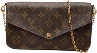 Louis Vuitton Pre-owned Pochette Felicie - Femme - Pre-owned - Brun - Taille: ONE Size
