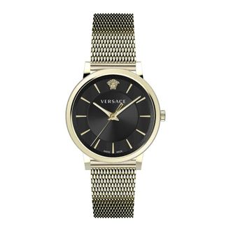 Versace Homme, Accessoires, Jaune, Taille: ONE Size Montre V-Circle