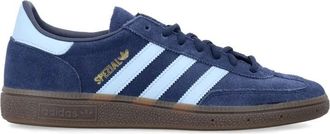 adidas Low-Top Sneaker - Suede Handball Spezial Sneakers With Gum Rubber Ou - Gr. 10_5 - in Blau - f&uuml;r Damen
