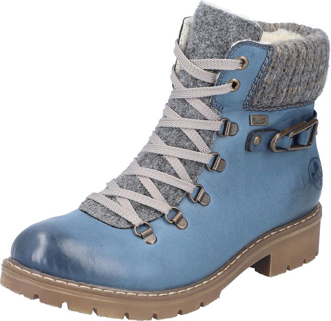 Rieker Damen Schnürstiefel Y9131-00 blau Gr. 42 ab 84,95 € - auf Stylight